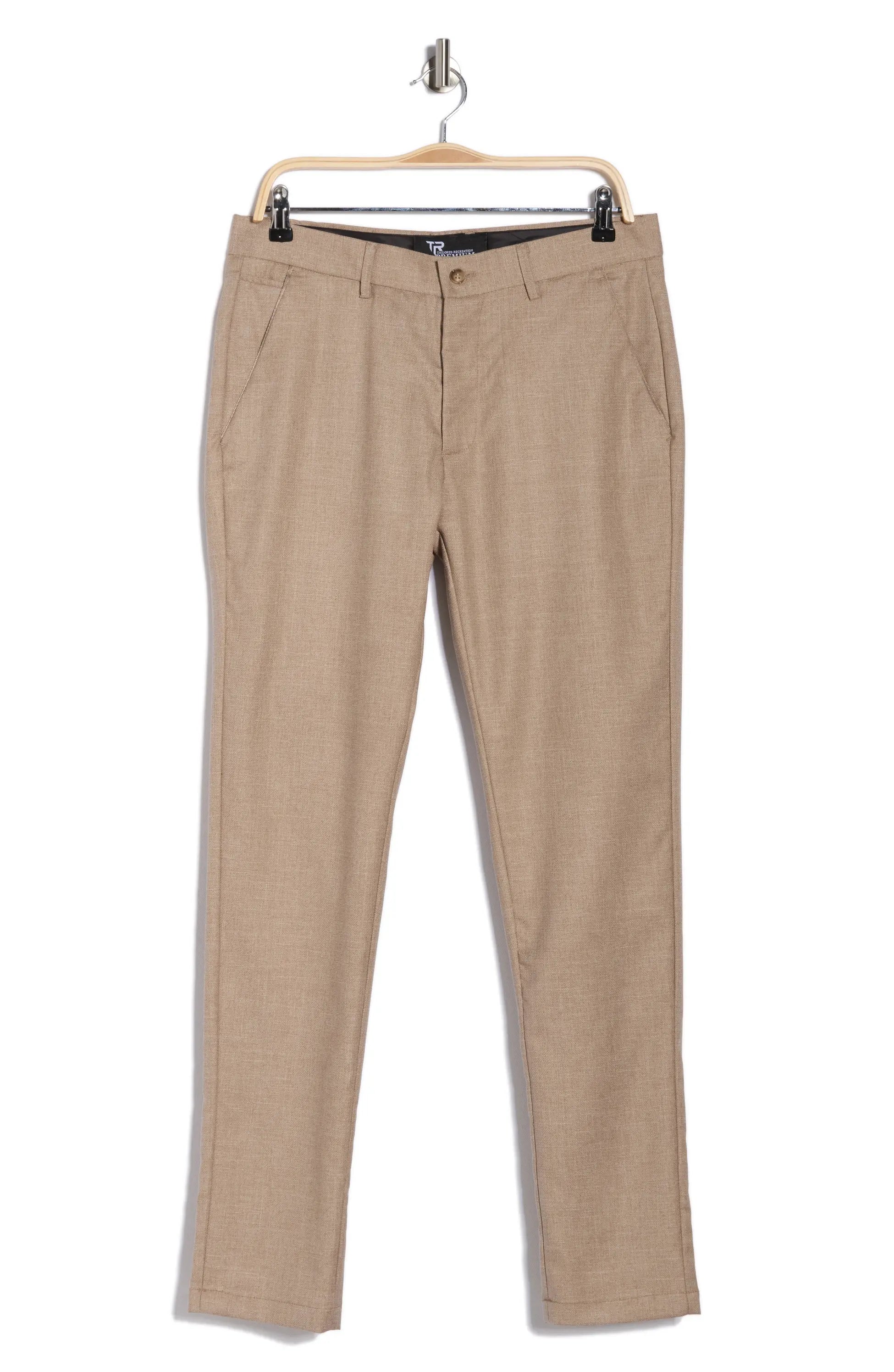 TRD-525-Plaid Straight Leg Trousers – TRPremium